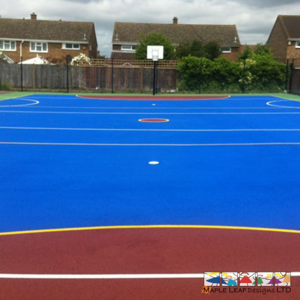 Acrylic Ball Court Markings by Maple Leaf Designs. The One-Stop ...
