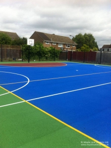 Acrylic Ball Court Markings by Maple Leaf Designs. The One-Stop ...