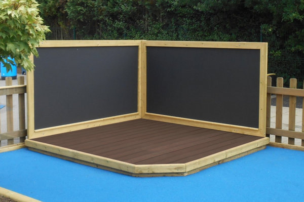 Double Chalkboard & Corner Stage by Maple Leaf Designs. The One-Stop ...