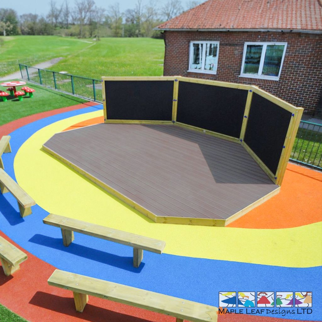 Decks & Stages for Playgrounds - Maple Leaf Designs Ltd.
