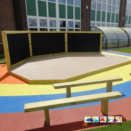 Triple Chalkboard Stage by Maple Leaf Designs. The One-Stop Playground ...