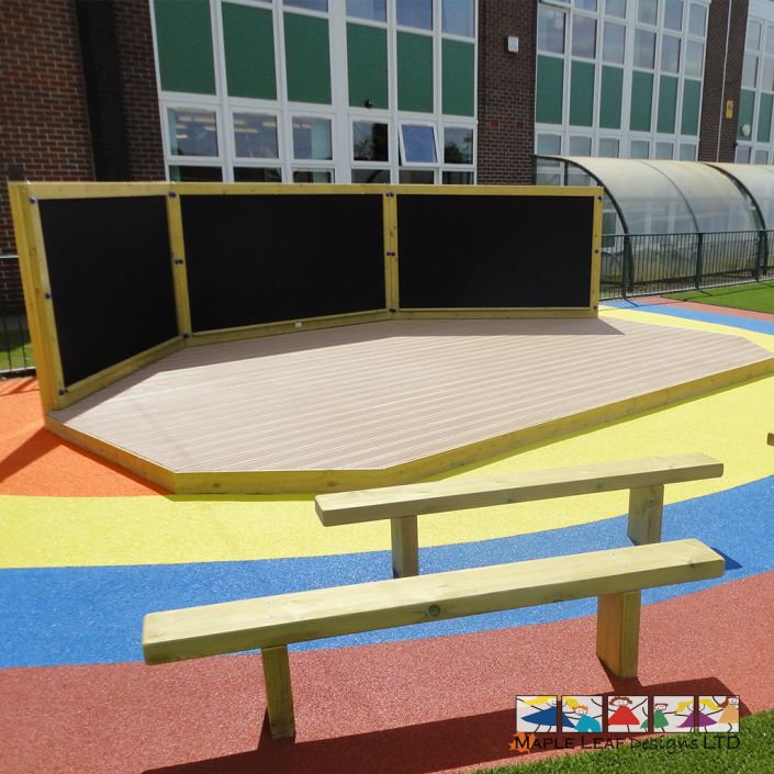 Triple Chalkboard Stage by Maple Leaf Designs. The One-Stop Playground ...
