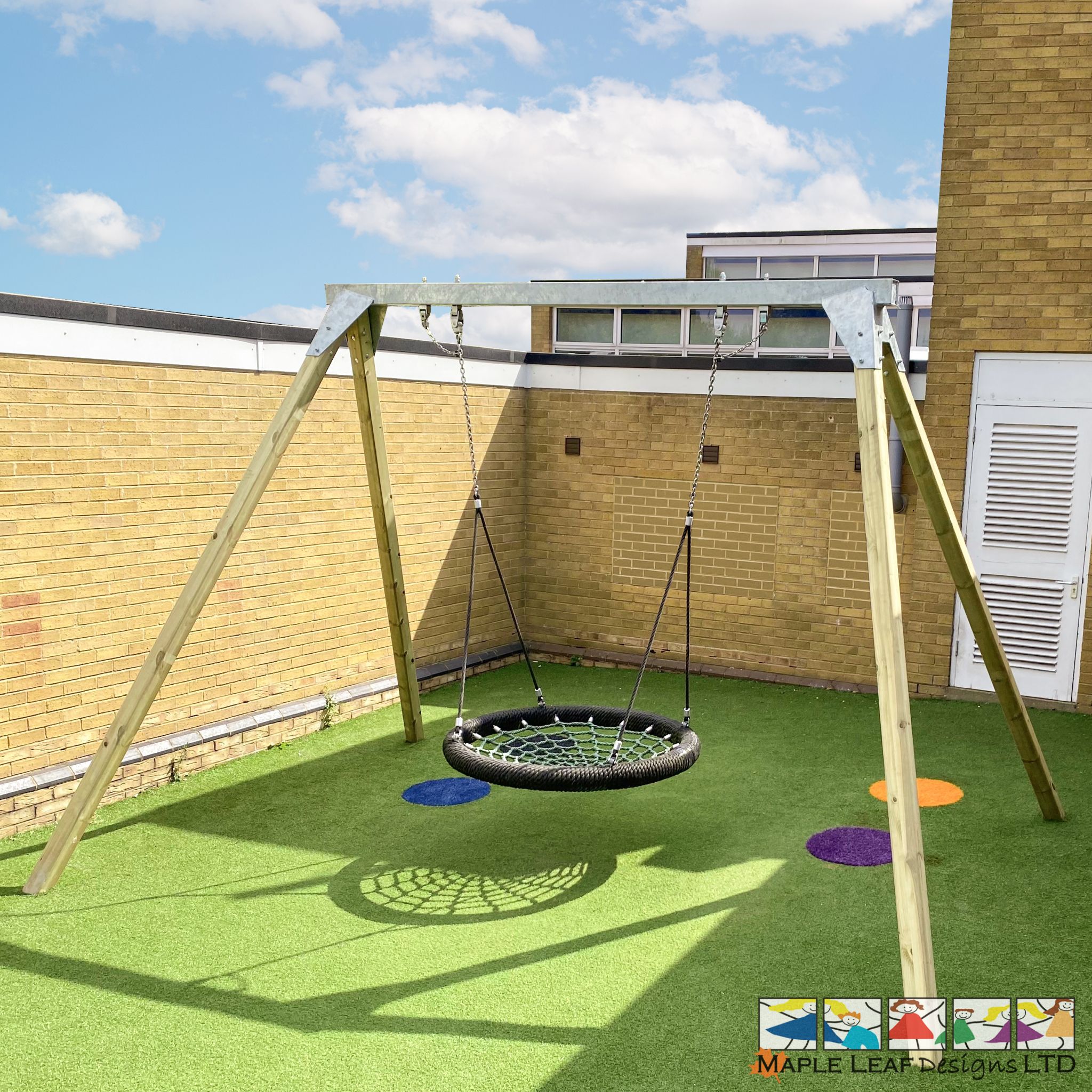 Birds Nest Swing by Maple Leaf Designs. The One-Stop Playground ...