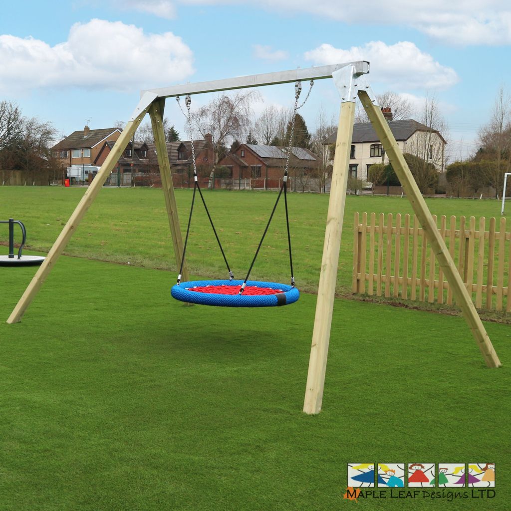 Timber Single Swing by Maple Leaf Designs. The One-Stop Playground ...