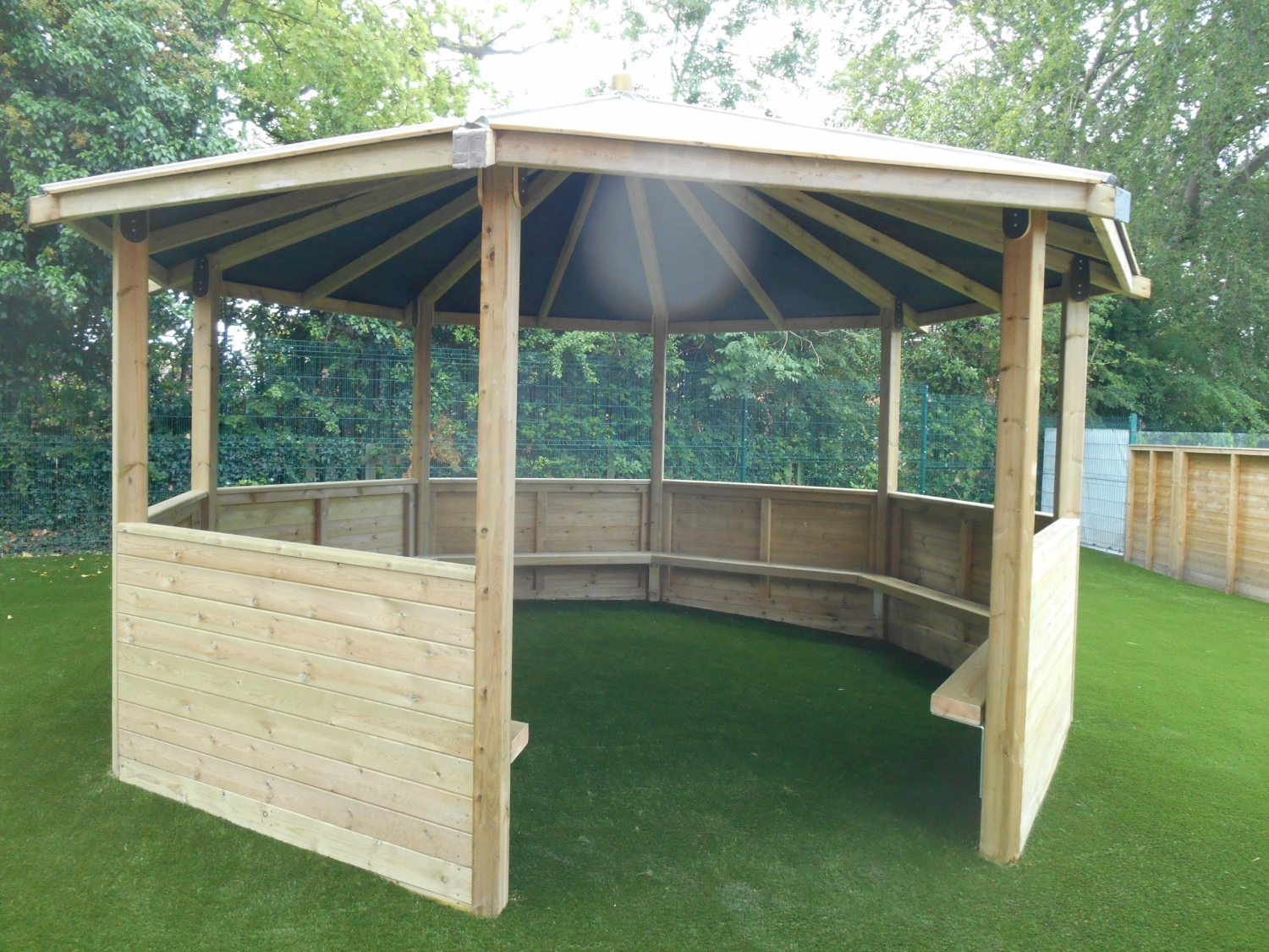 Octagonal Shelter with Half Sides by Maple Leaf Designs. The One-Stop ...