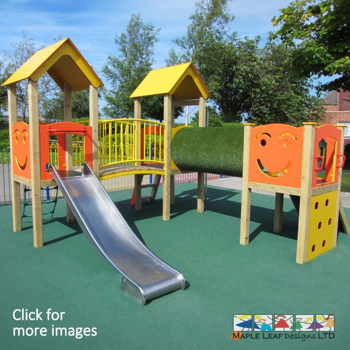 Jumbo Smile Tower by Maple Leaf Designs. The One-Stop Playground ...