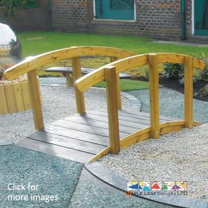 Timber Arched Bridge by Maple Leaf Designs. The One-Stop Playground ...