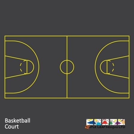 Ball Play Court Markings by Maple Leaf Designs. The One-Stop Playground ...