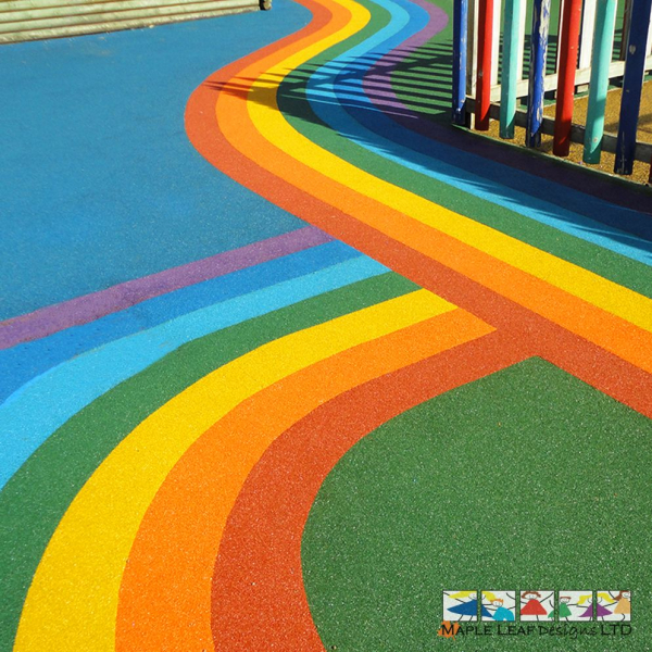 Coloured Wetpour Safety Surfacing by Maple Leaf Designs. The One-Stop ...
