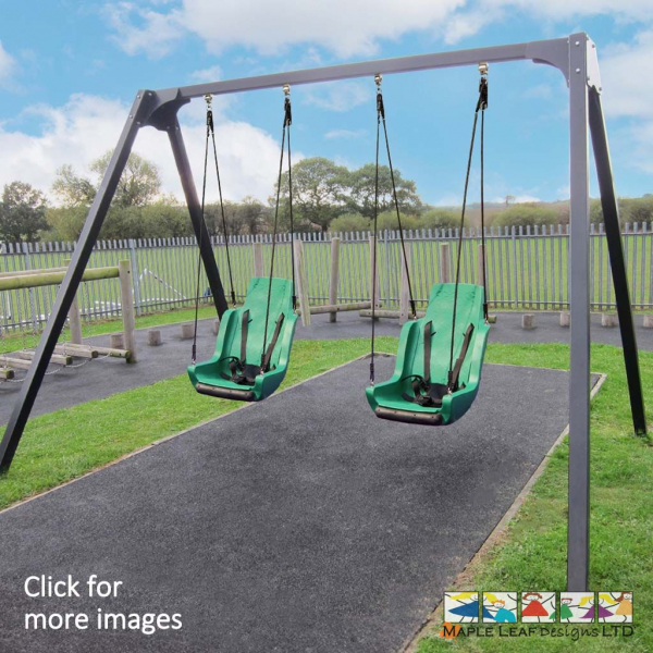 Bucket Seat Single Swing by Maple Leaf Designs. The One-Stop Playground ...