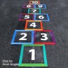 Hopscotch Line Markings by Maple Leaf Designs. The One-Stop Playground ...