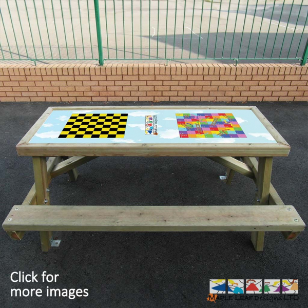 Theme Top Picnic Table by Maple Leaf Designs. The One-Stop Playground ...