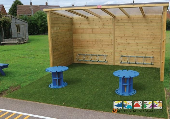 Timber Cycle Shelter by Maple Leaf Designs. The One-Stop Playground ...