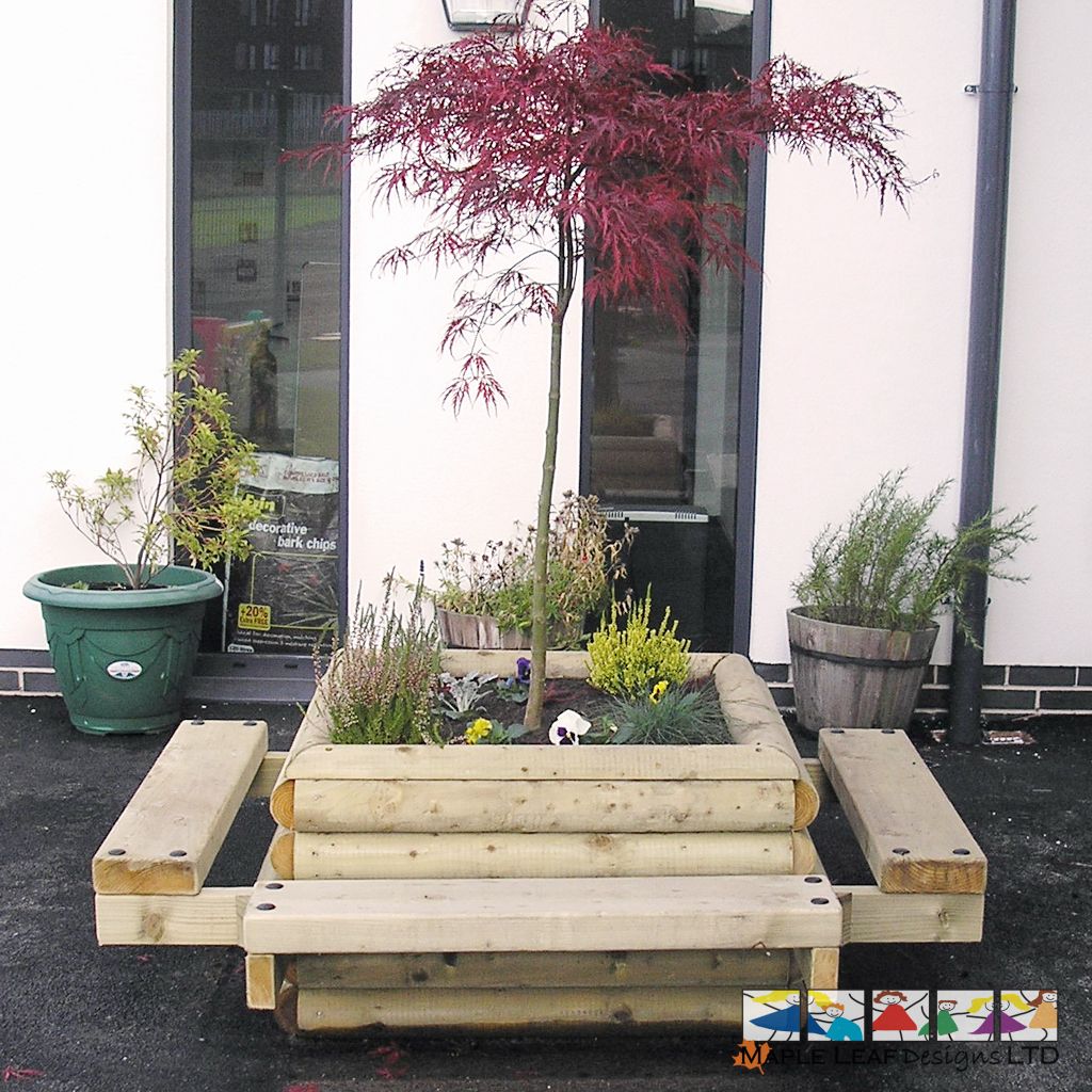 Tree Seat Planter by Maple Leaf Designs. The One-Stop Playground ...