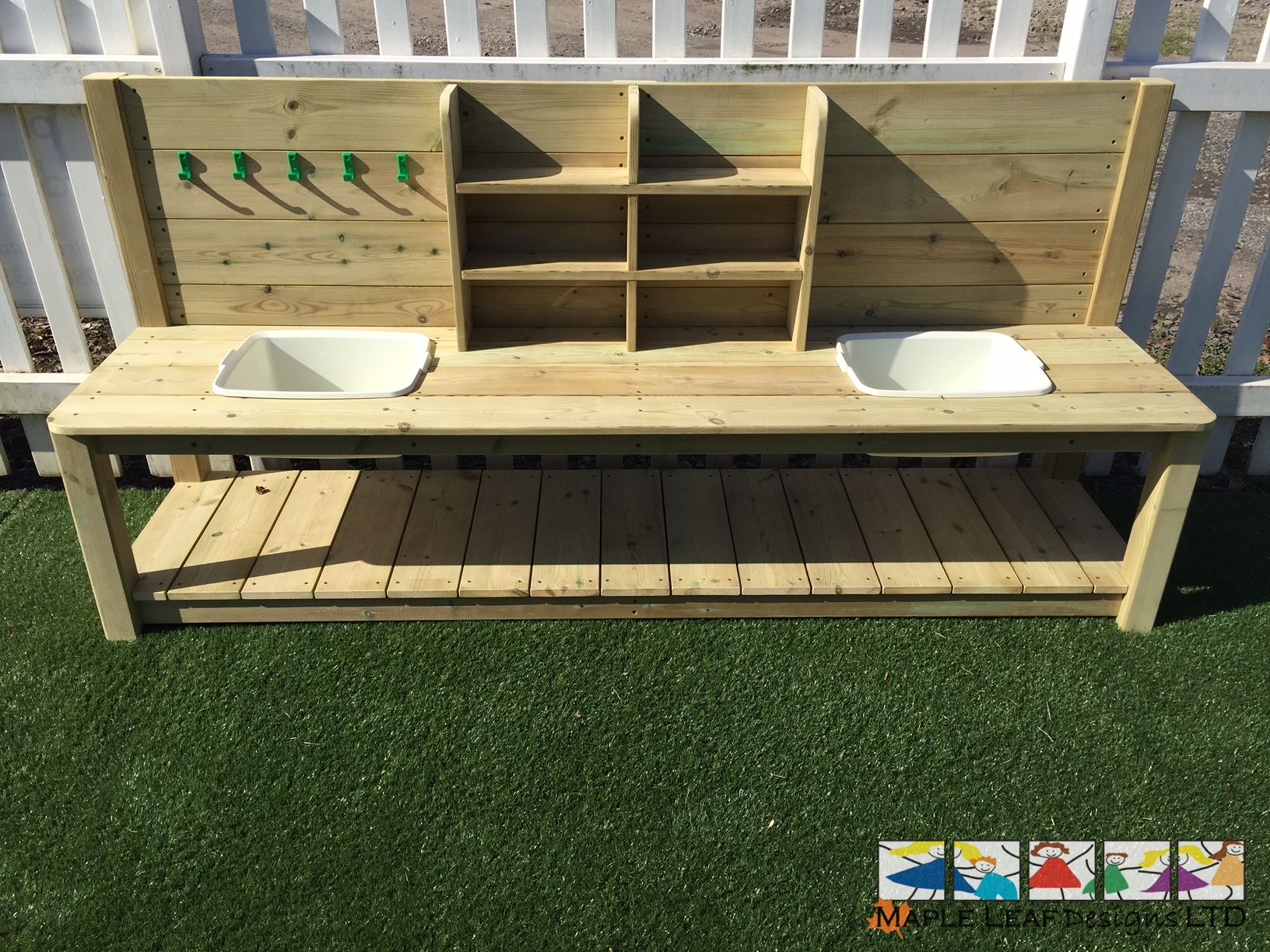 Rustic Mud Kitchen | Natural Play - Maple Leaf Designs Ltd.