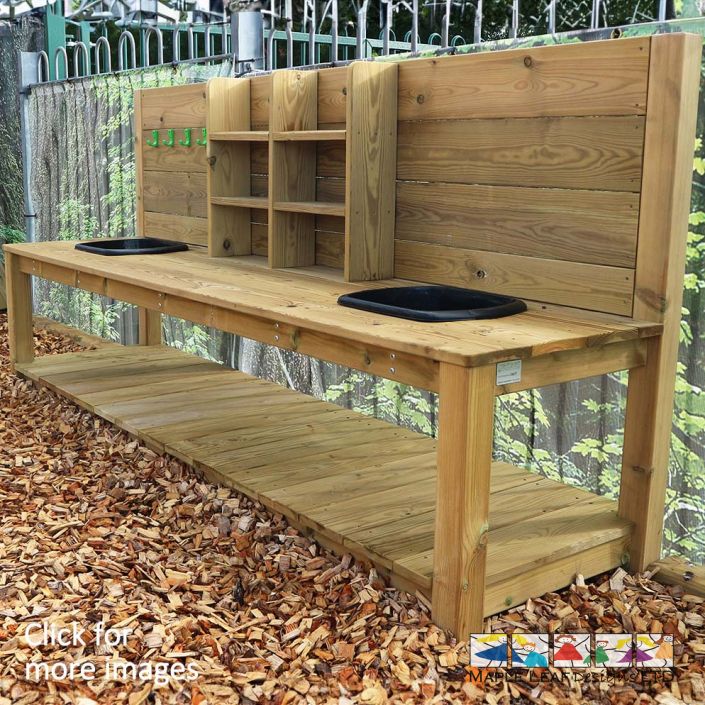 Rustic Mud Kitchen | Natural Play - Maple Leaf Designs Ltd.