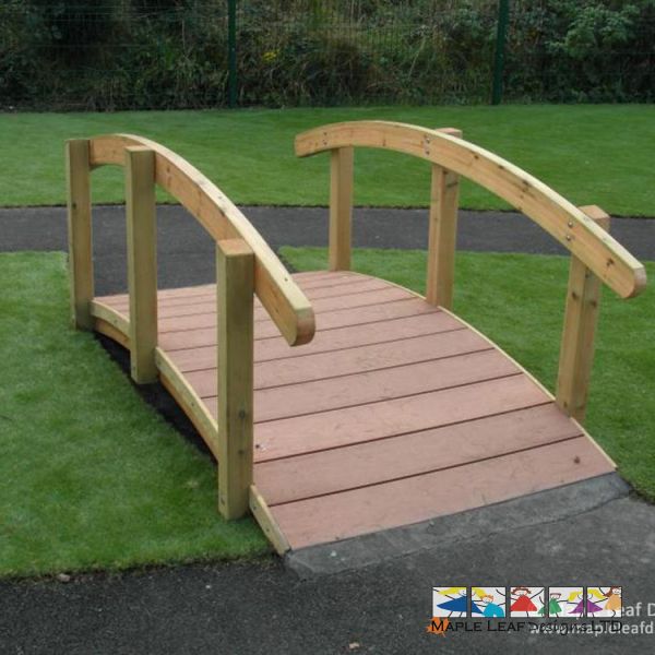 Timber Arched Bridge by Maple Leaf Designs. The One-Stop Playground ...