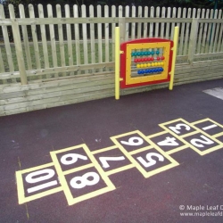 Hopscotch Line Markings by Maple Leaf Designs. The One-Stop Playground ...