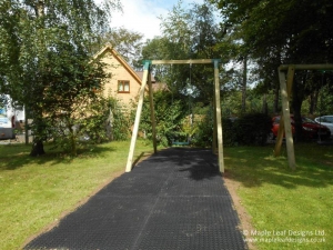 Timber Single Swing by Maple Leaf Designs. The One-Stop Playground ...