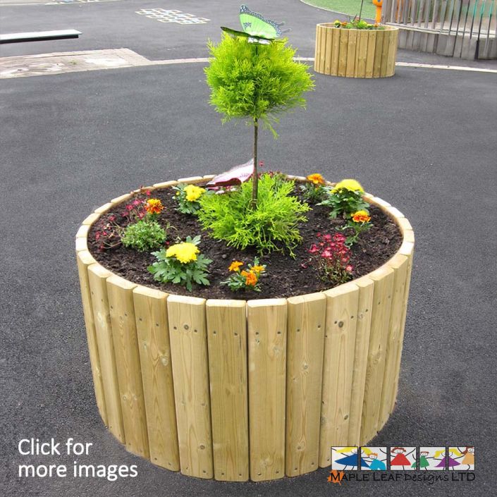 Circular Planter by Maple Leaf Designs. The One-Stop Playground ...