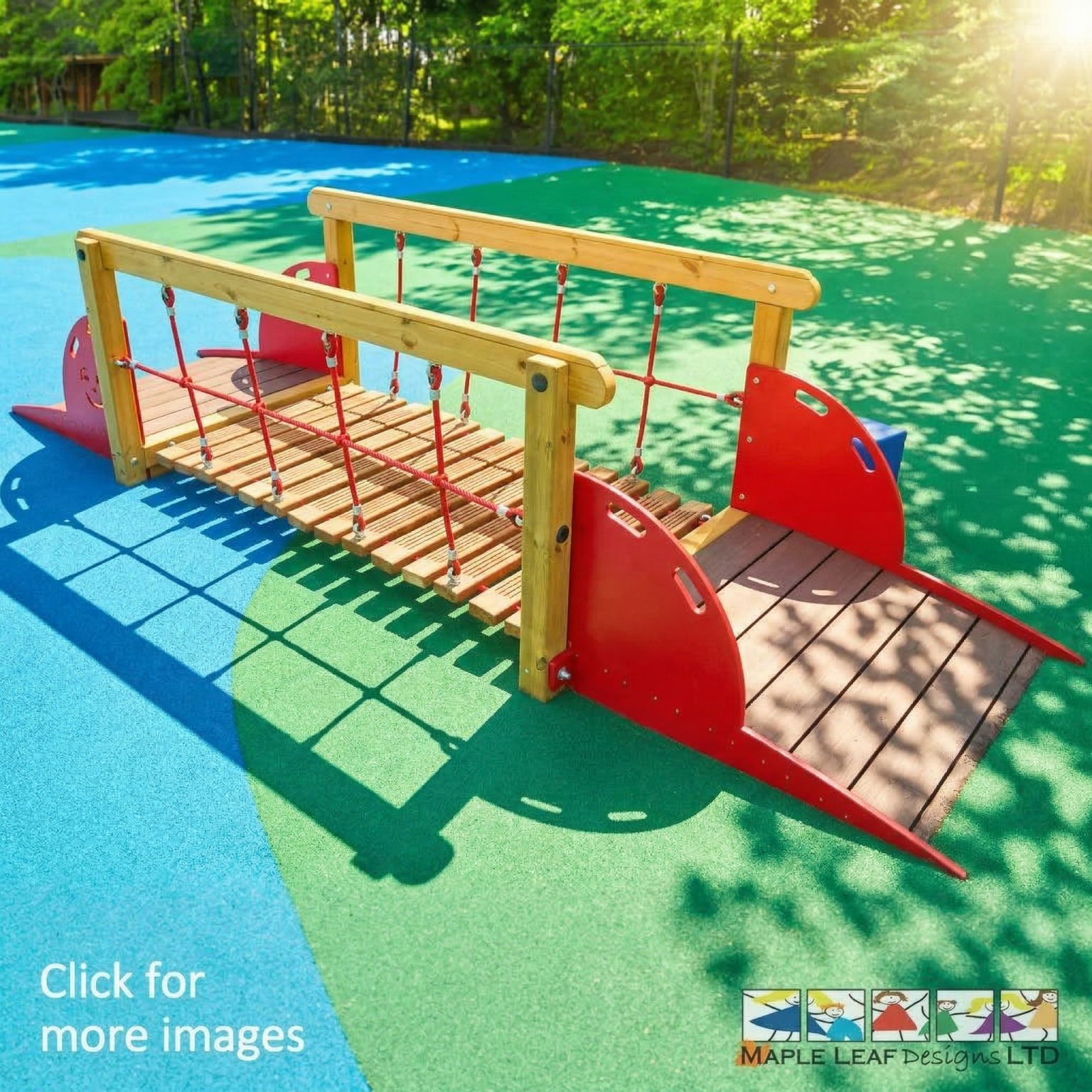 Inclusive Wheelchair Accessible Suspension Bridge by Maple Leaf Designs ...