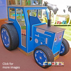 Play Tractor with Optional Trailer Slide by Maple Leaf Designs. The One ...