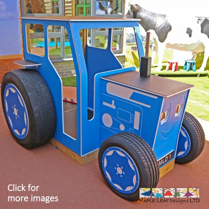 Play Tractor with Optional Trailer Slide by Maple Leaf Designs. The One ...