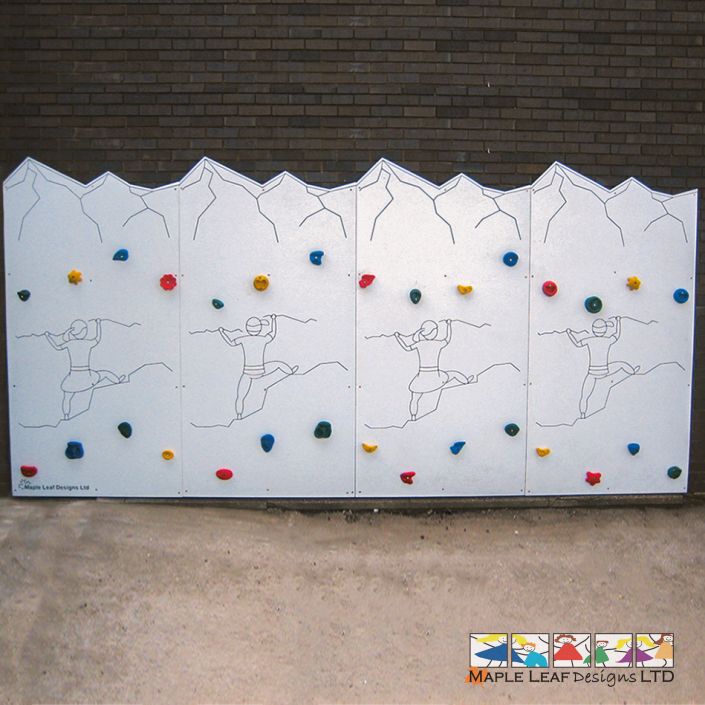 HDPE Post Mounted Mountain Traverse Wall by Maple Leaf Designs. The One ...