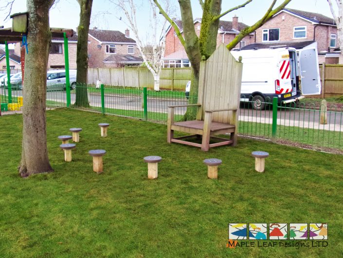 Stump Seats by Maple Leaf Designs. The One-Stop Playground Development ...