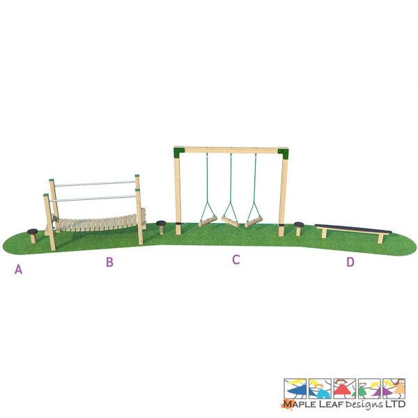 Trim Trail Set F by Maple Leaf Designs. The One-Stop Playground ...