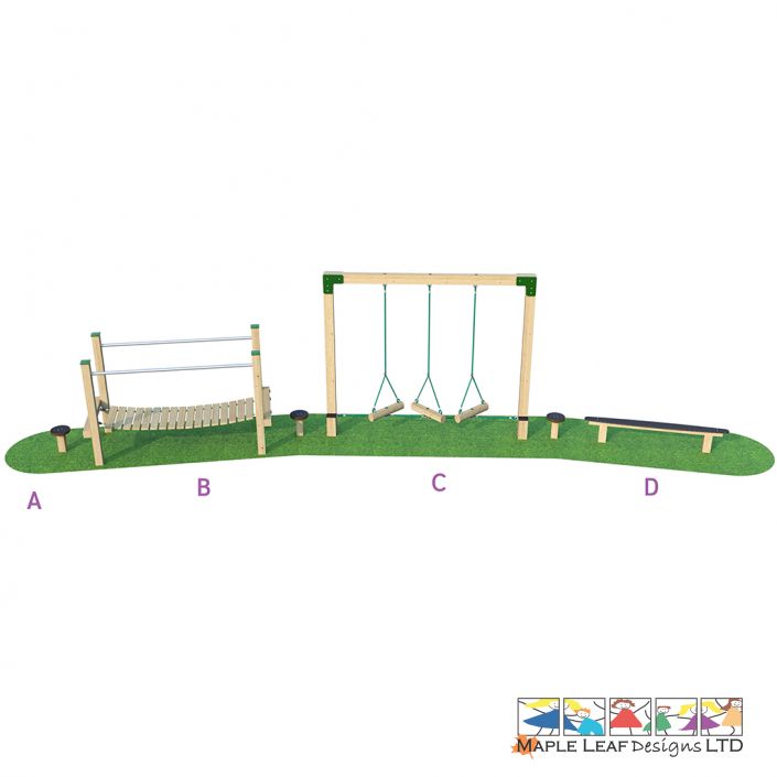 Trim Trail Set F by Maple Leaf Designs. The One-Stop Playground ...