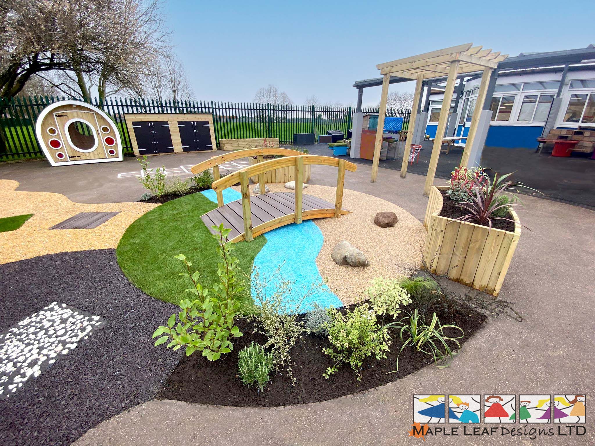 Recent Nationwide Playground Projects by Maple Leaf Designs.